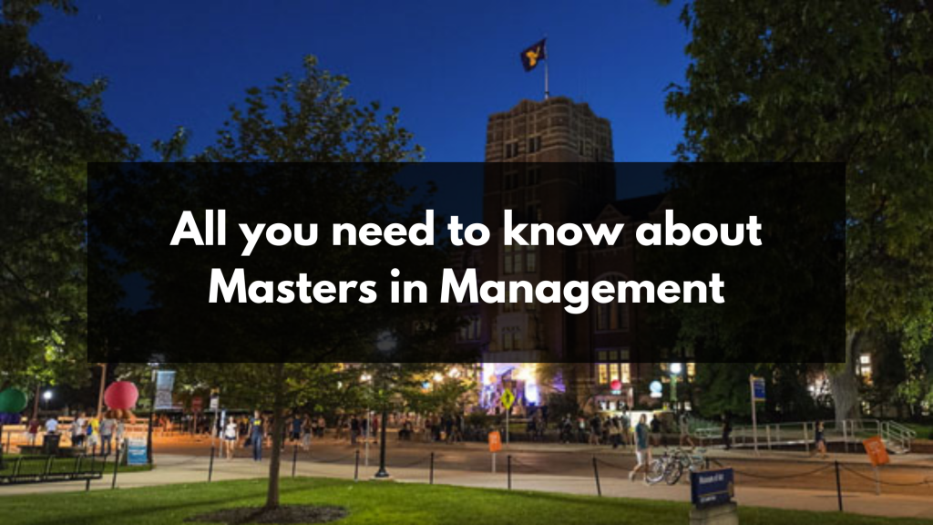 All you need to know about Masters in Management – Mentor Mpact